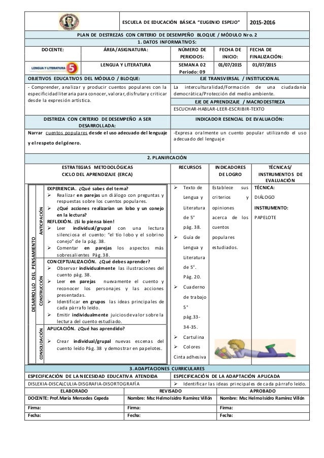 Lengua y Literatura bloque 2 5to