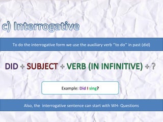 Past Simple & Past Continuous | PPT