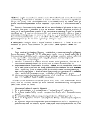 Lengua española clases de palabras | PDF