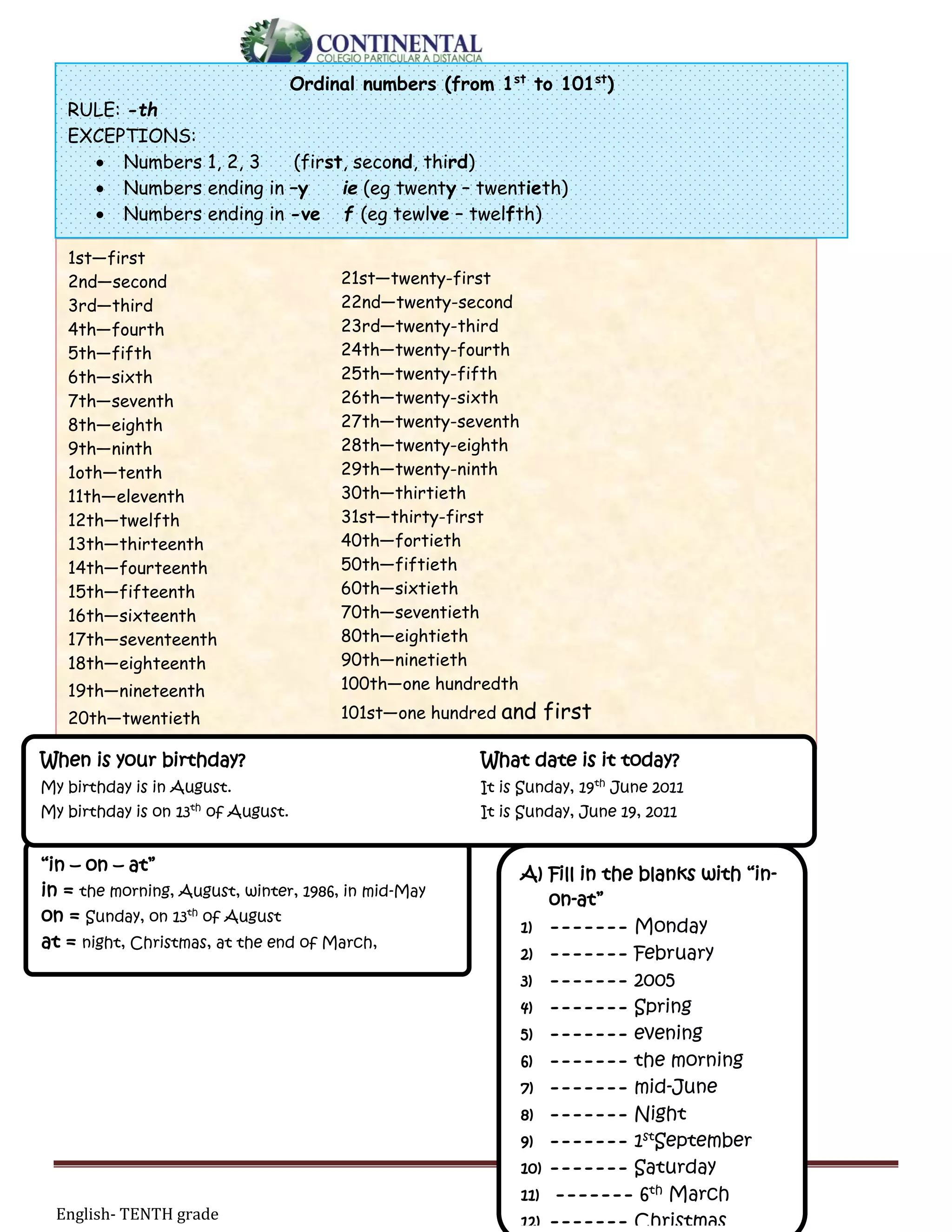 Modulo Lengua extranjera 8_año | PDF
