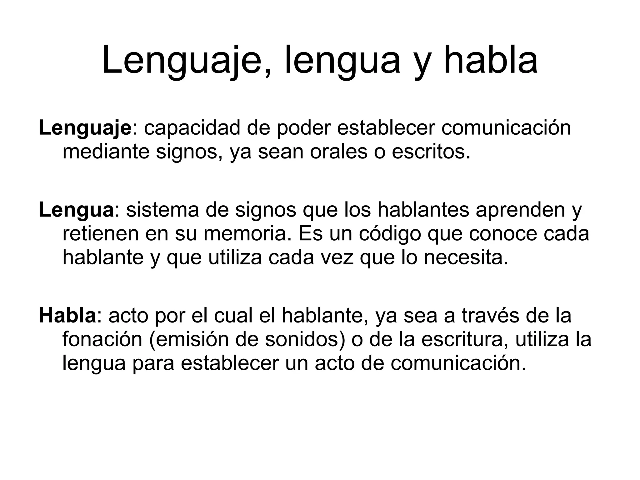 Lengua y lenguas | PPT