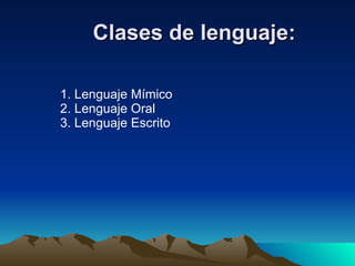 Lenguaje | PPT