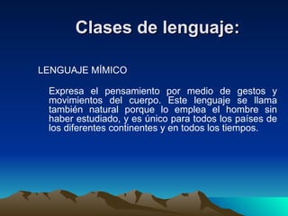 Lenguaje | PPT