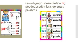 Lenguaje-2º básico grupos consonanticos pl pr br | PPTX