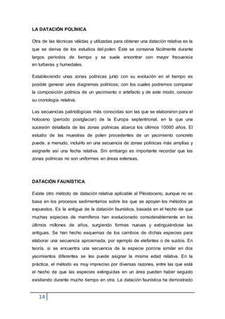 MÈTODOS DE DATACIÒN :RELATIVA Y ABSOLUTA(AREQUEOLOGÌA) | DOCX
