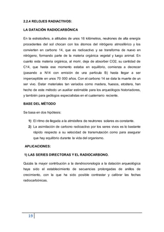 MÈTODOS DE DATACIÒN :RELATIVA Y ABSOLUTA(AREQUEOLOGÌA) | DOCX