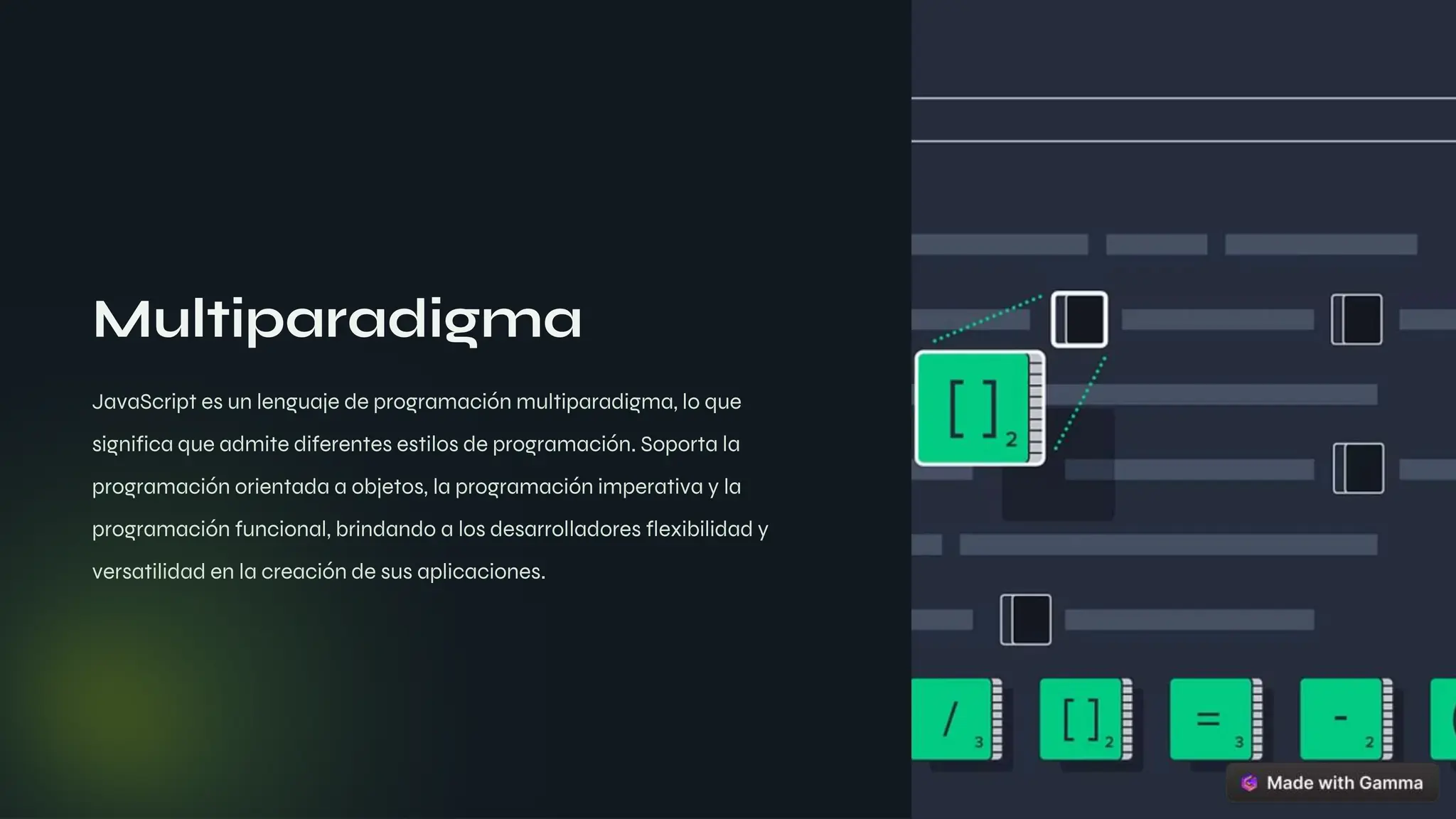 Caracteristicas mas importantes de JavaScript | PPTX