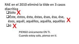 acento, oracion, compro recuerdas celebre | PDF