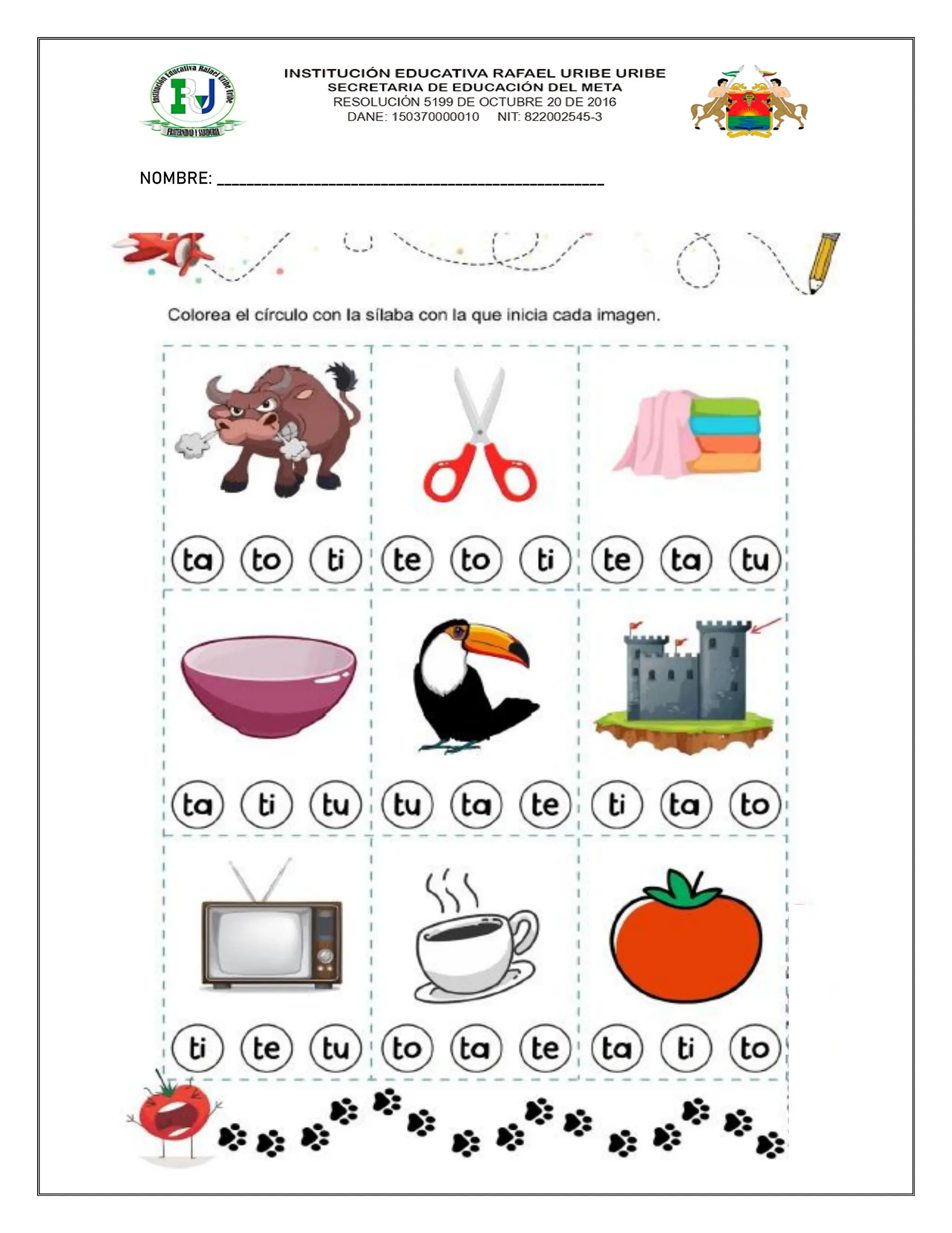 guias de lenguaje letras para grado primero | PPT