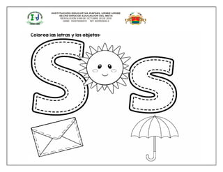 guias de lenguaje letras para grado primero | PDF