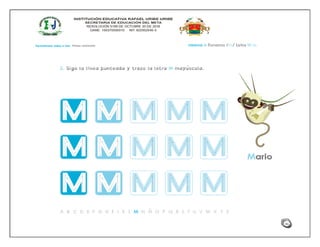 guias de lenguaje letras para grado primero | PDF