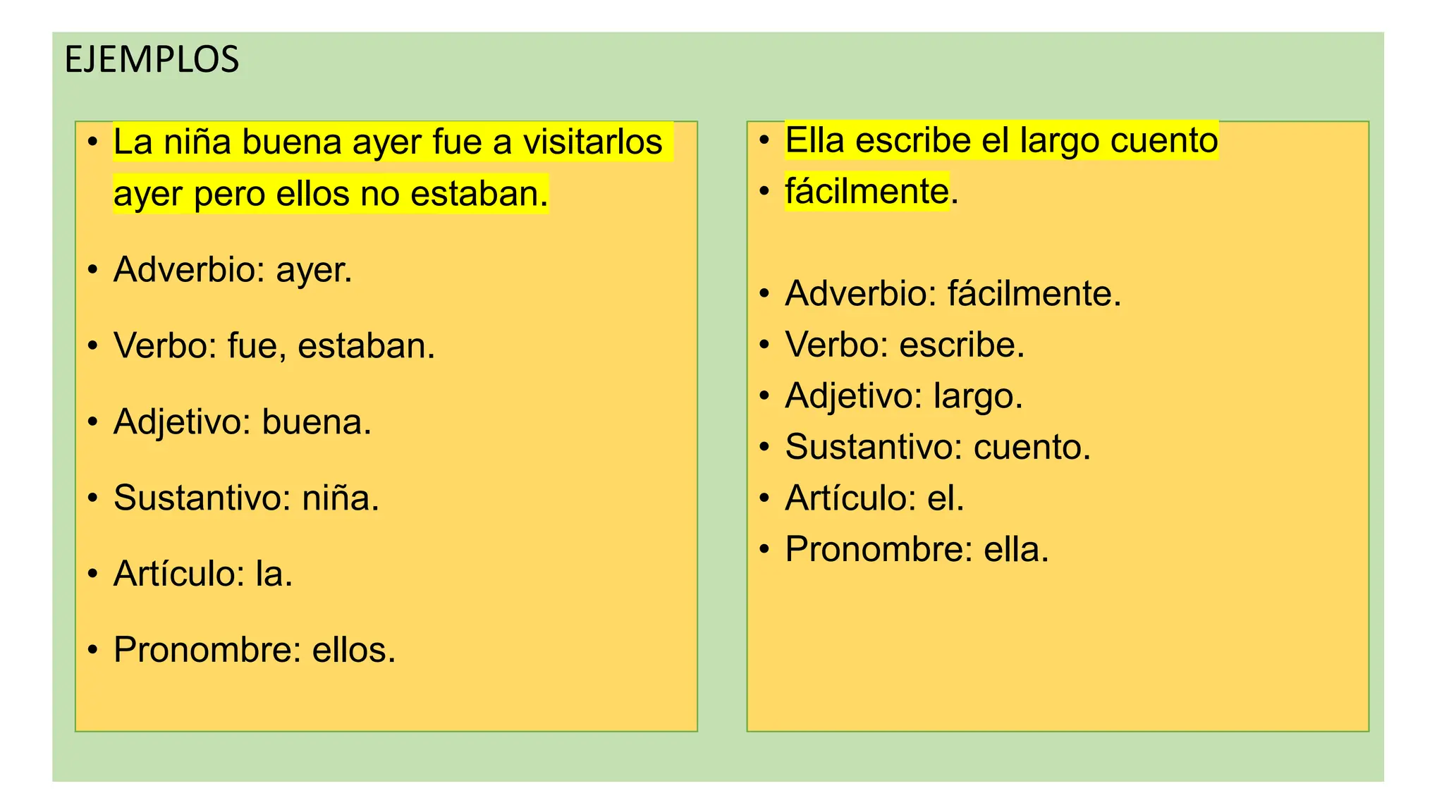 La oración simple y sus partes (sujeto y predicado). | PPT