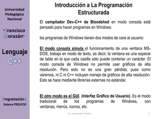 Lenguaje c++ | PPTX