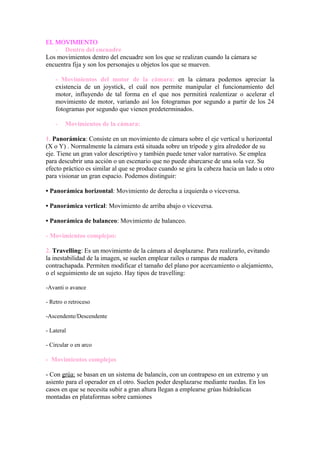 Lenguaje de la imagen en movimiento | DOC