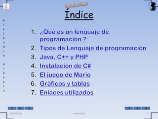 Lenguaje de programación | PPT