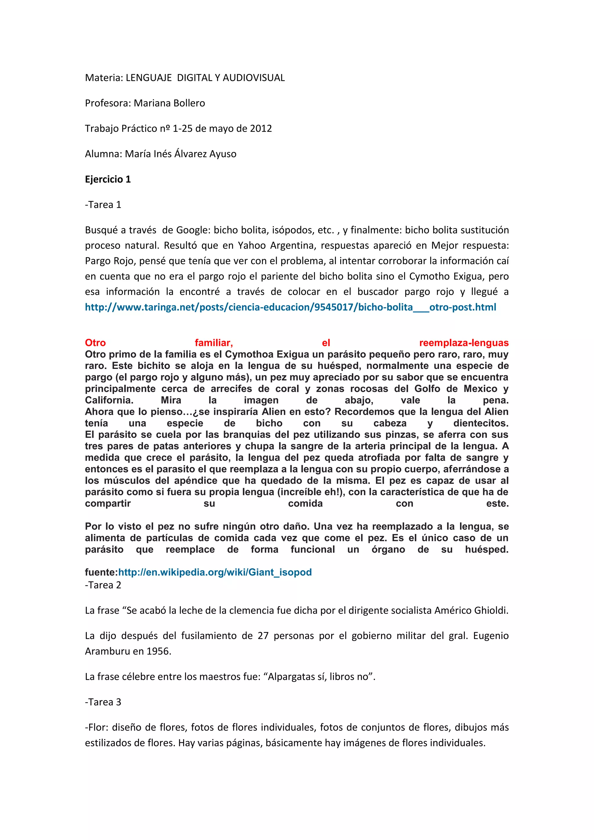 Lenguaje digital y audiovisual. trabajo práctico nº 1 | DOCX