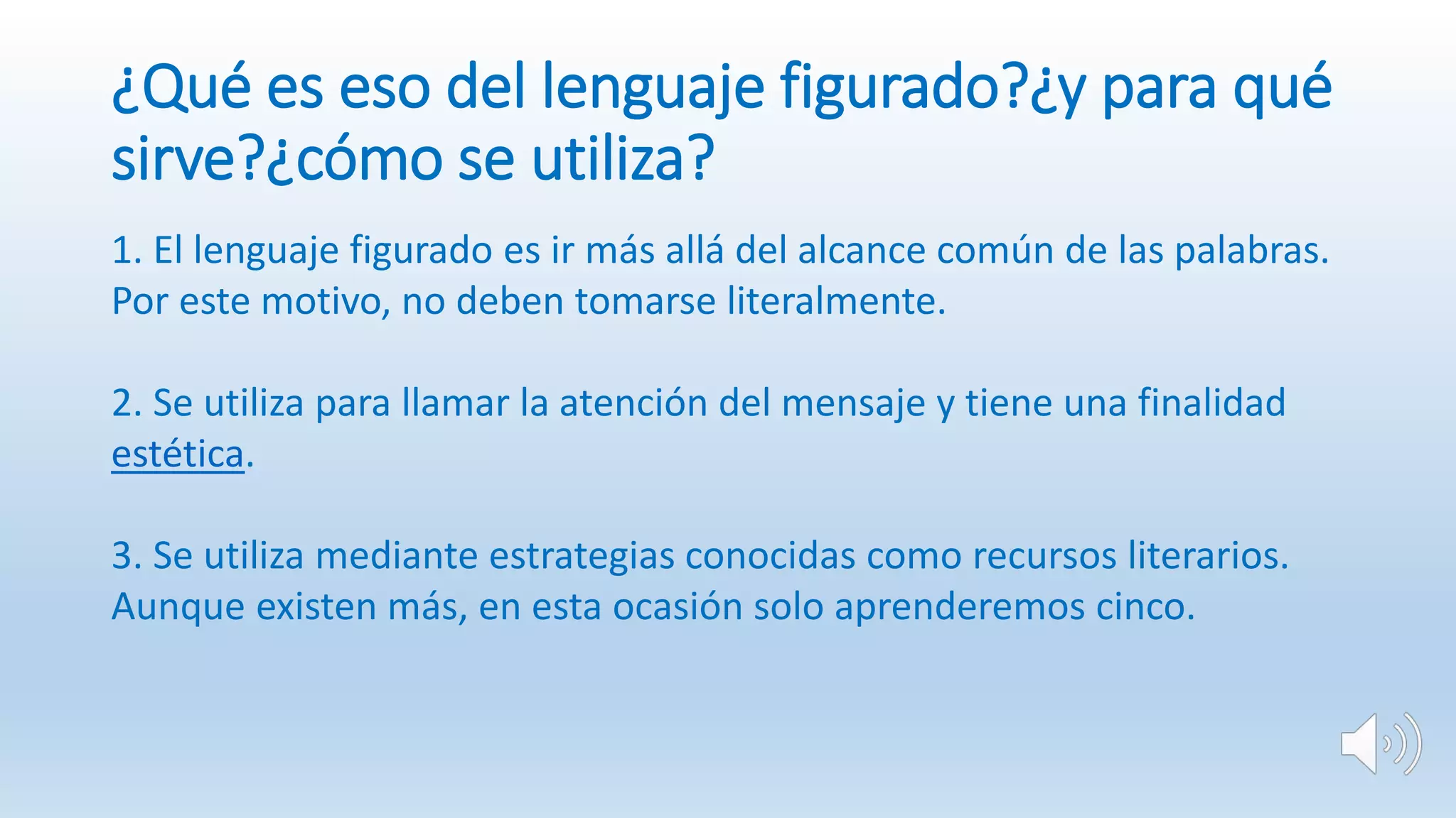 Lenguaje figurado y los recursos literarios | PPTX