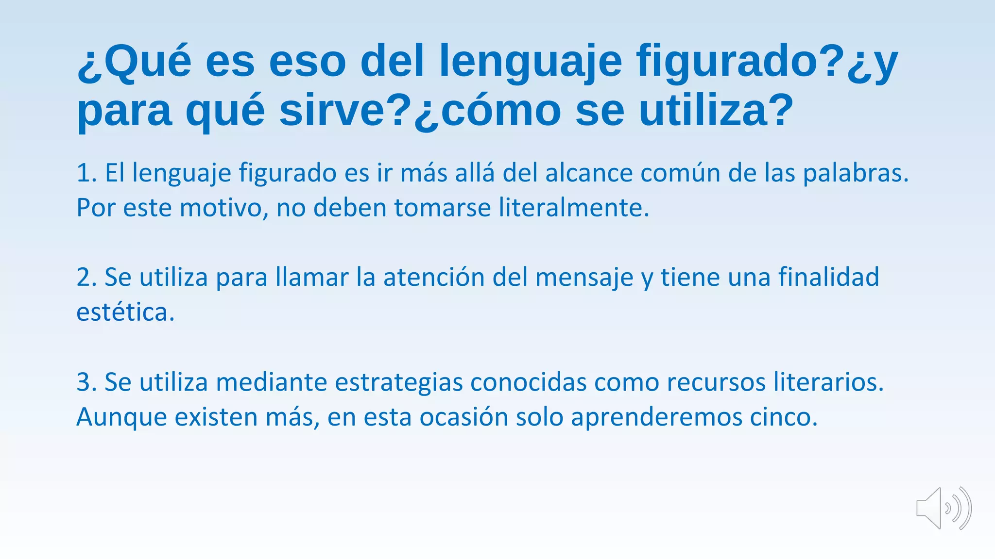 Lenguaje figurado presentación | PPT