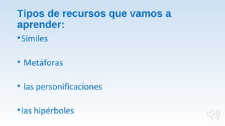 Lenguaje figurado presentación | PPT