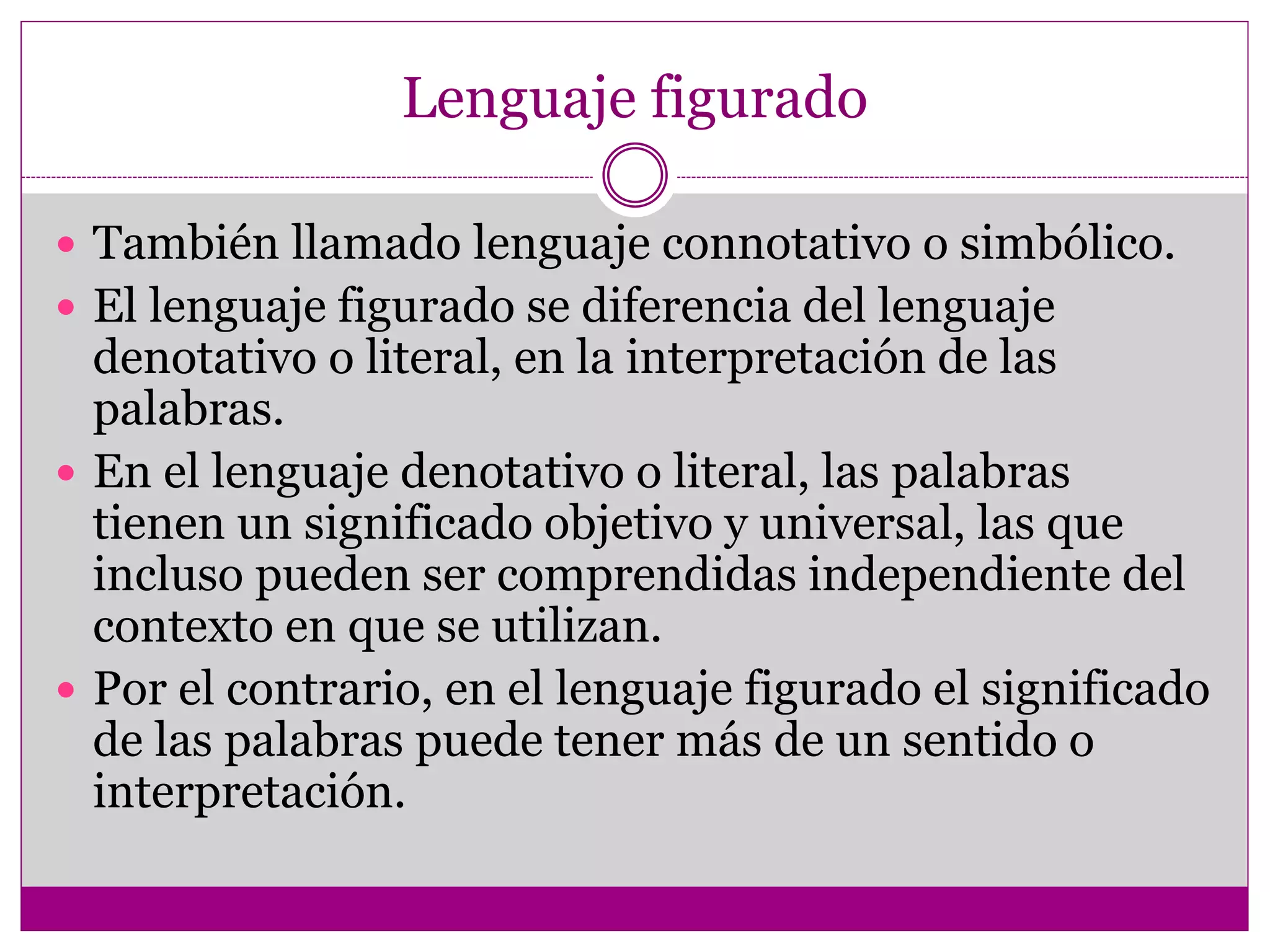 Lenguaje figurado | PPTX