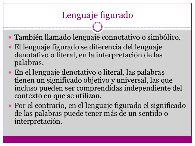 Lenguaje Figurado