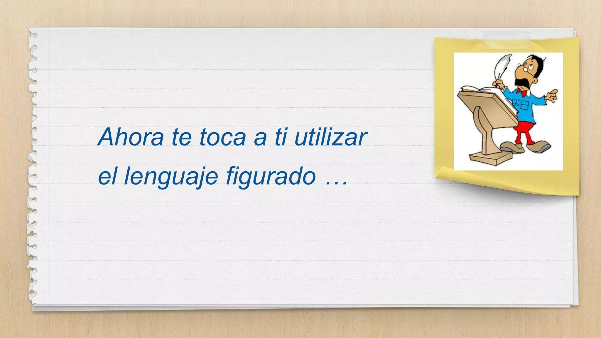 Lenguaje figurado | PPT