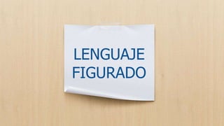 Lenguaje figurado | PPTX