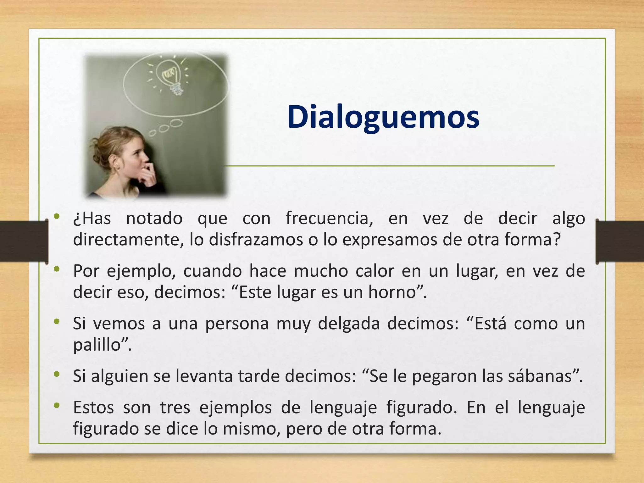 Lenguaje figurado | PPTX | Books and Literature