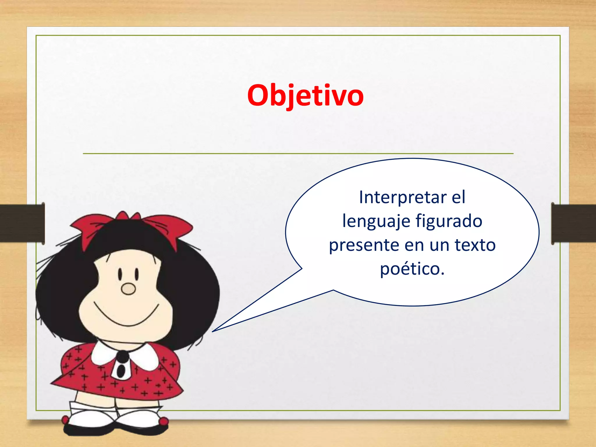 Lenguaje figurado | PPTX | Books and Literature