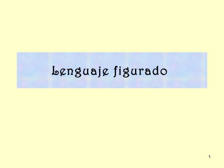 Lenguaje Figurado