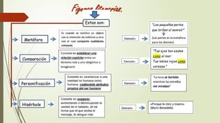 Lenguaje figurado sextos.pptx, conocer e identificar lenguaje figurado ...