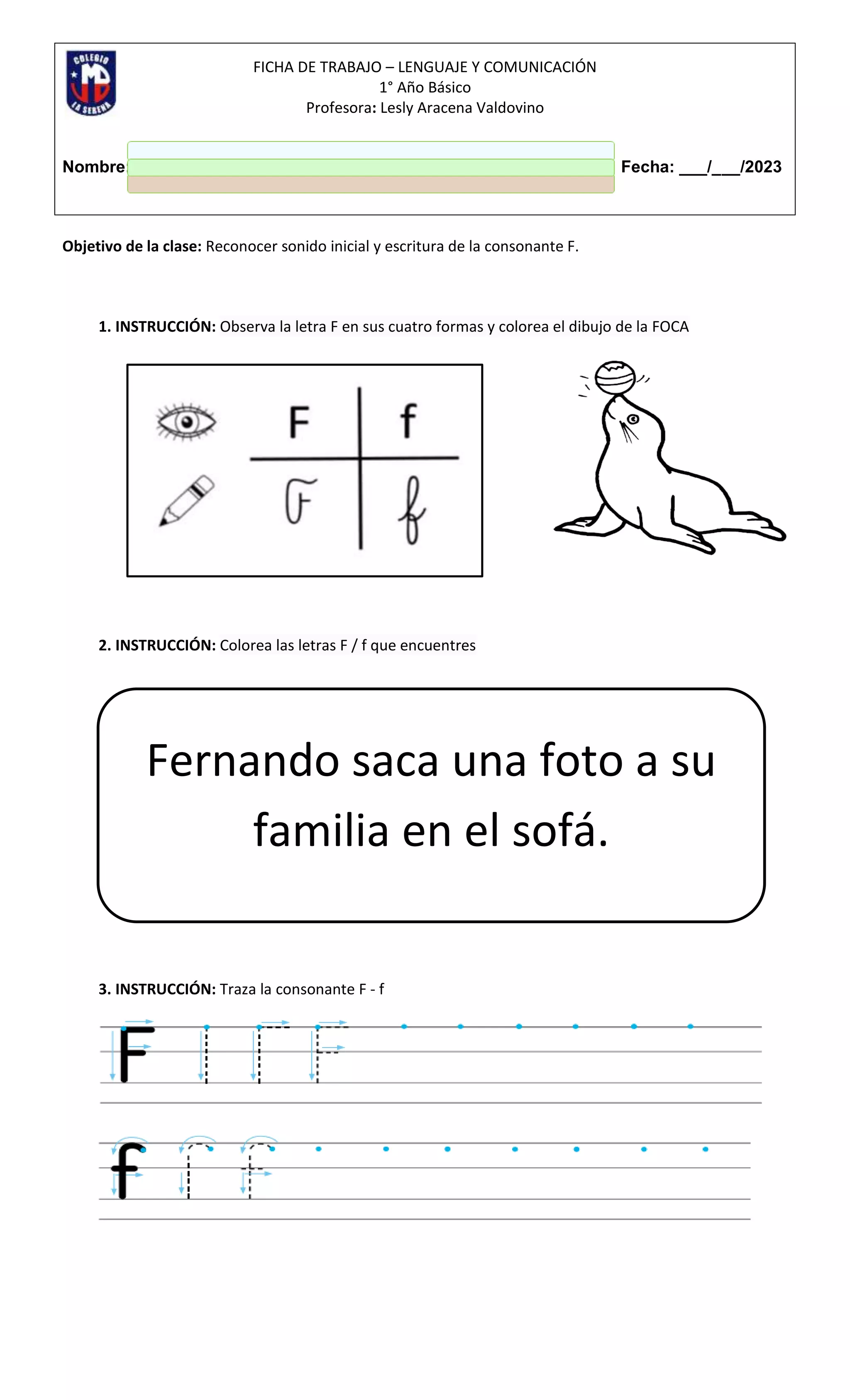 LENGUAJE Guía de trabajo Consonante F.docx
