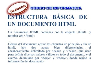 Lenguaje html | PPTX