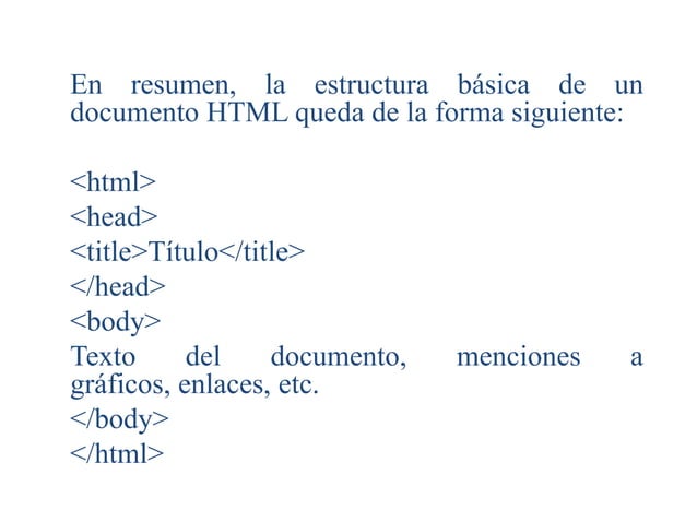 Lenguaje html | PPT