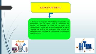 Lenguaje html y sus usos | PPTX