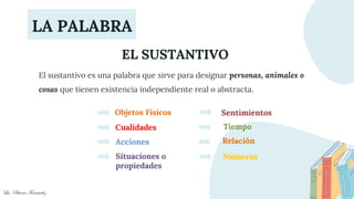 LENGUAJE LA PALABRA PARTE I - SUSTANTIVO .pdf