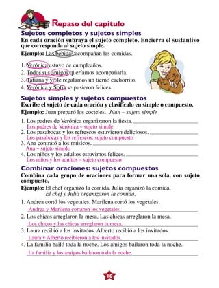 Sujeto Simple, Compuesto Y Tácito Worksheet Live, 56% OFF