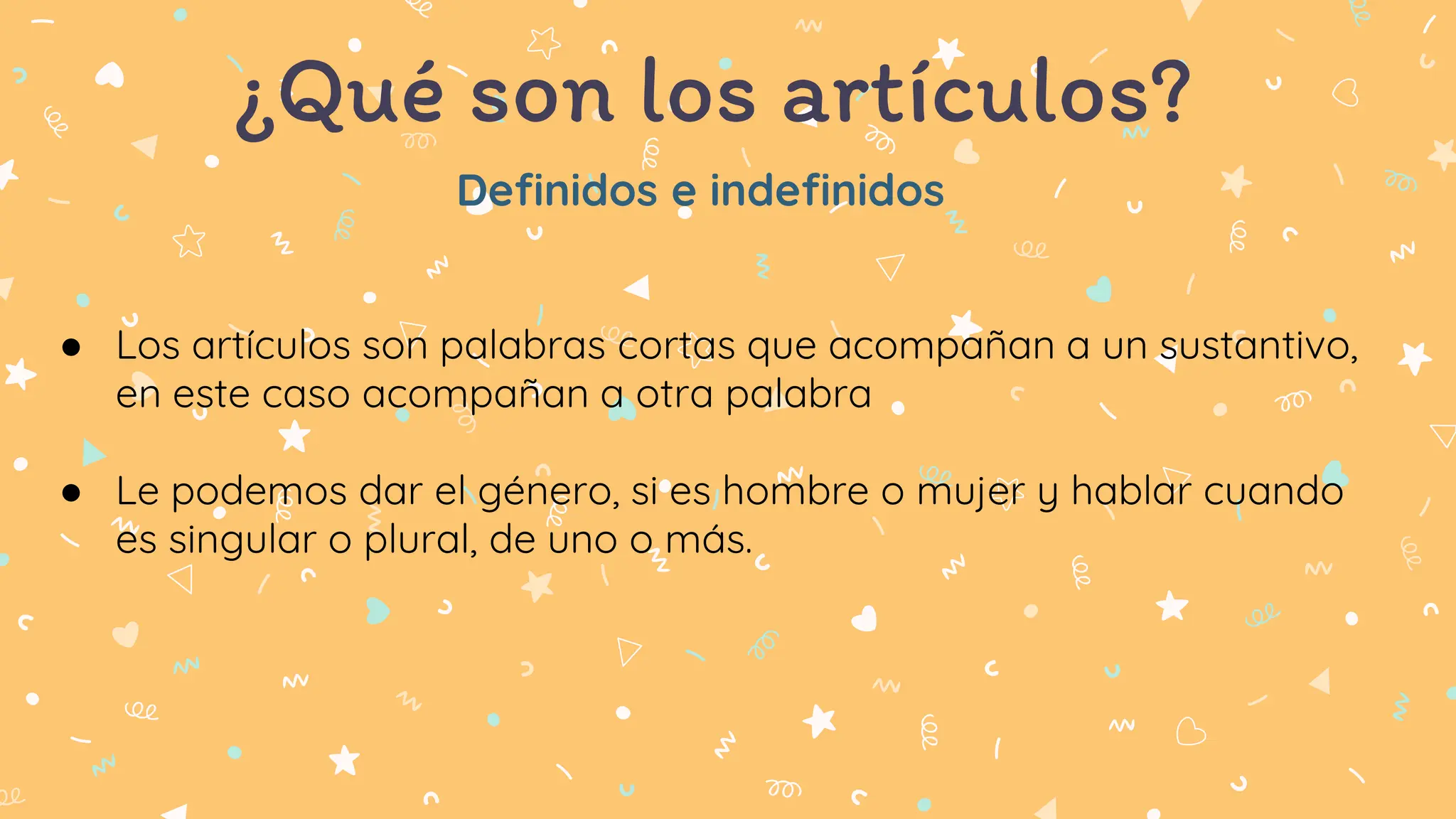 Lenguaje_Los articulos definidos e indefinidos | PPTX