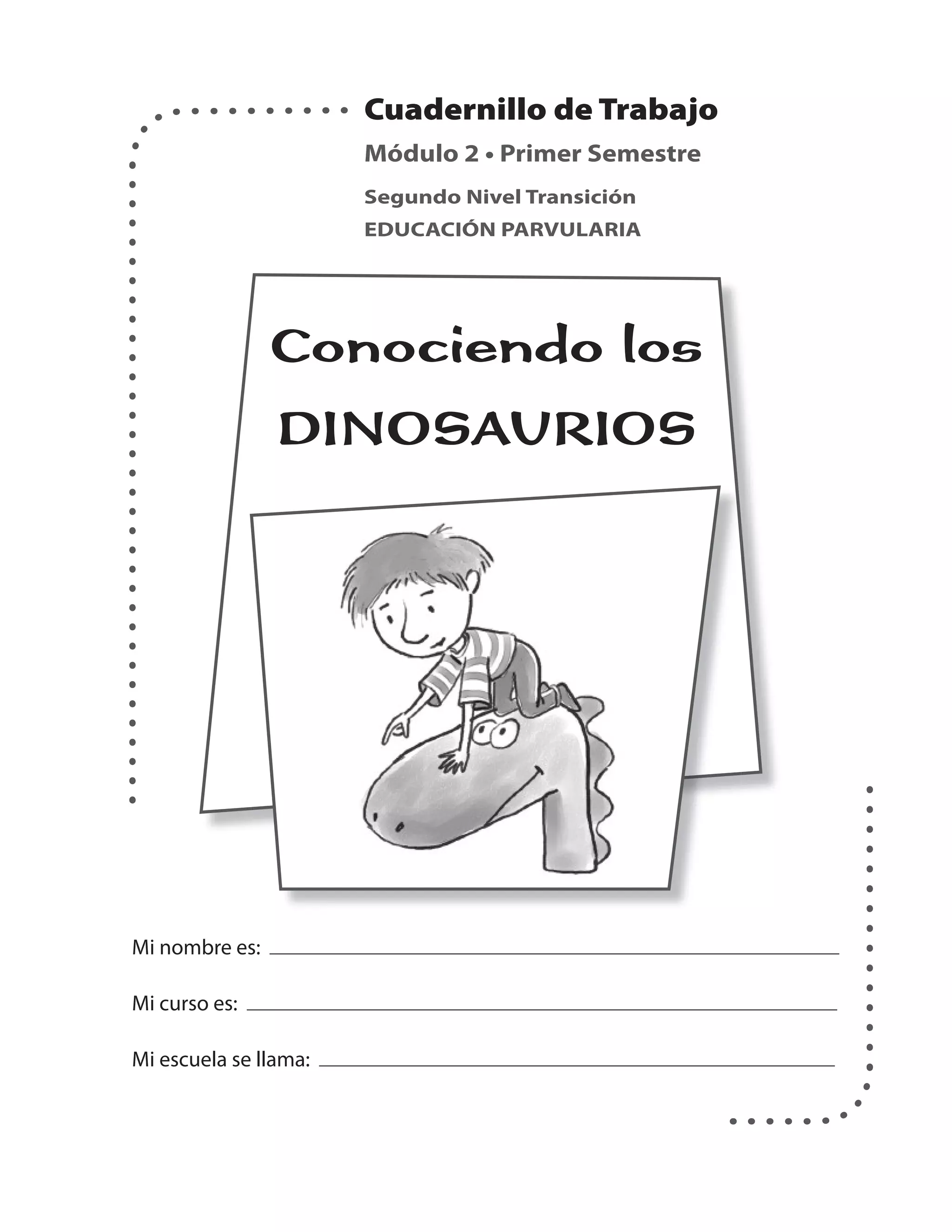 Lenguaje nt2 módulo 2 alumno dinosaurios | PDF