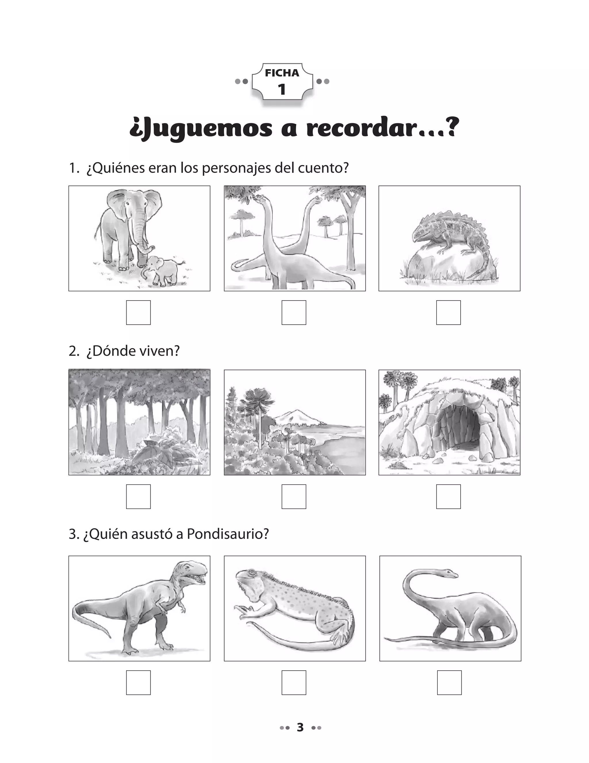 Lenguaje nt2 módulo 2 alumno dinosaurios | PDF