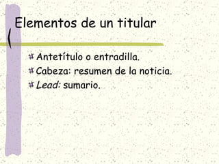 Lenguaje periodístico | PPT