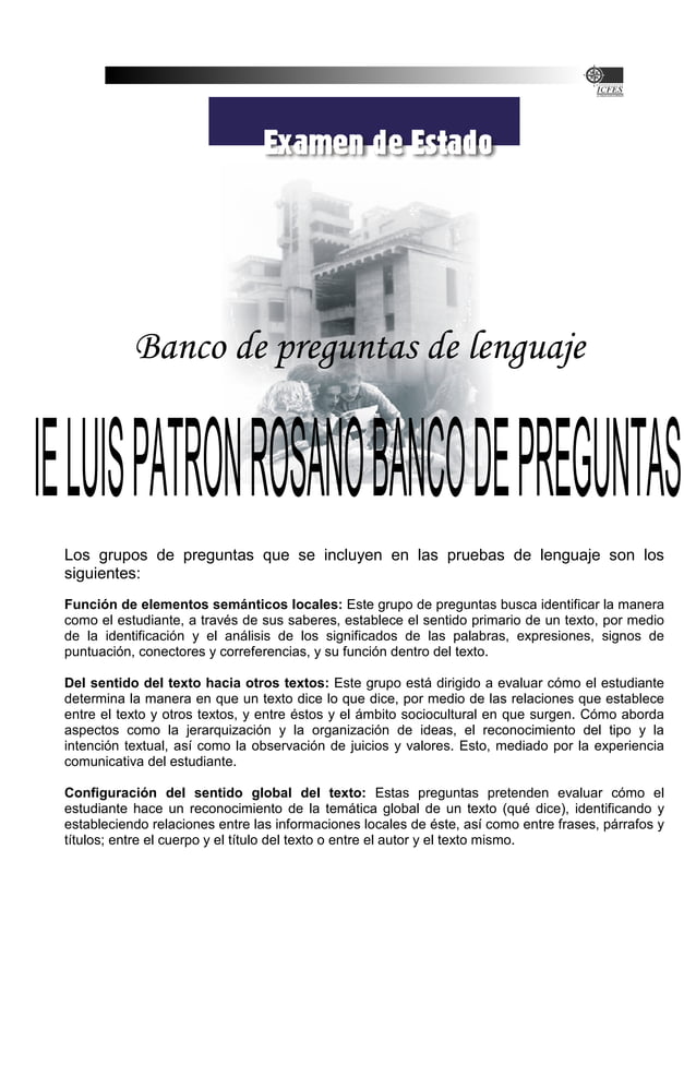 Lenguaje pre icfes_2010 (1) | PDF