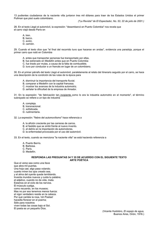 Lenguaje pre icfes_2010 (1) | PDF