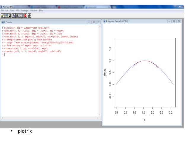 Lenguaje r - paquete Plotrix | PPT