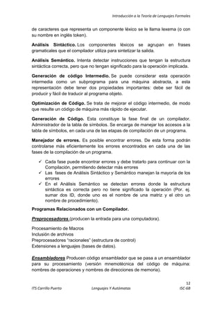 Lenguajes autómatas. | PDF