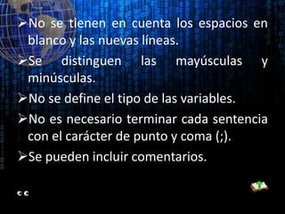 Lenguaje script | PPT