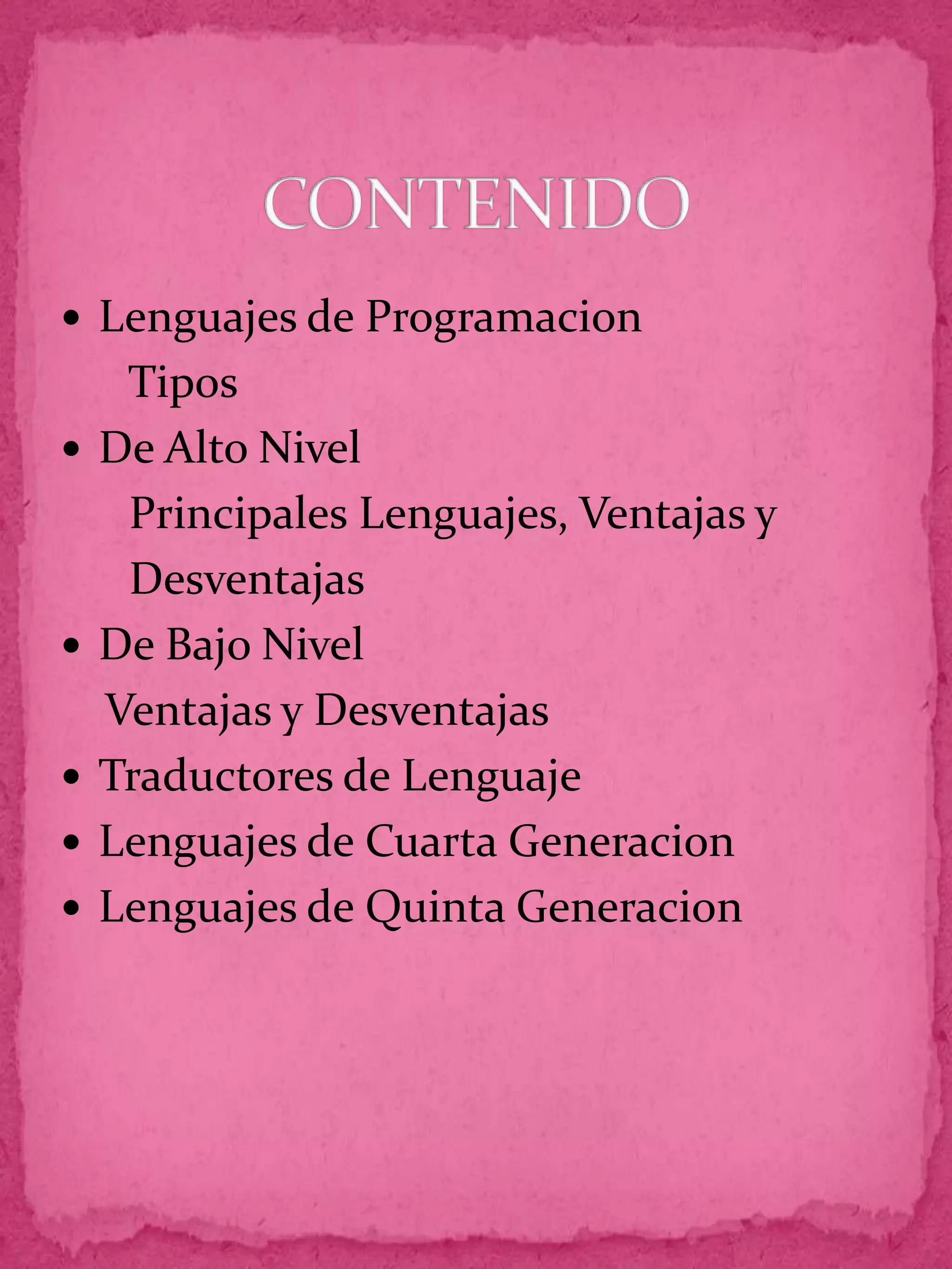 Lenguajes De Programacion Pdf 