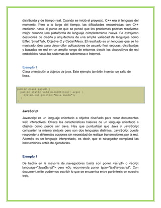 Lenguajes de programacion. | PDF