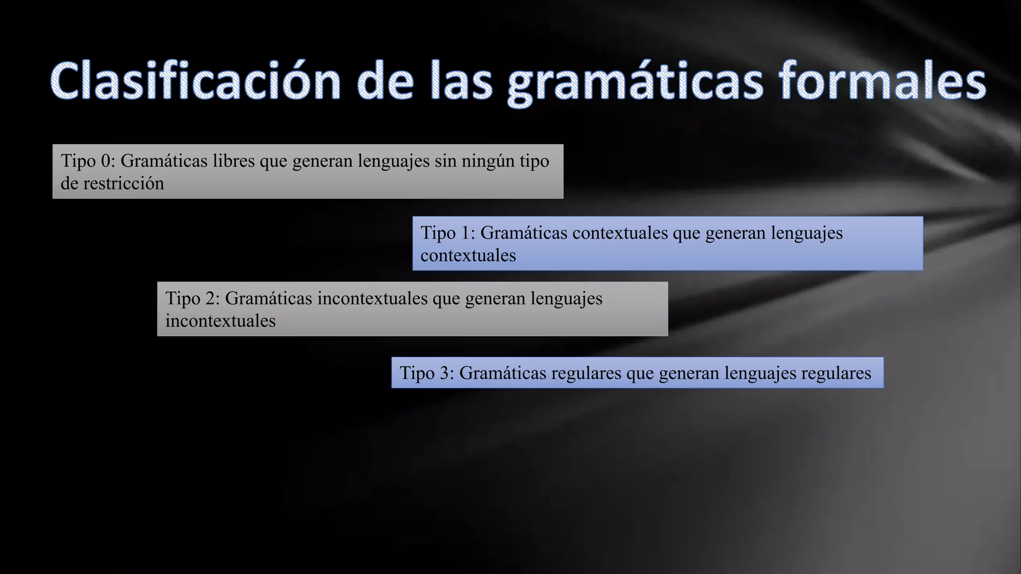 Lenguajes formales | PPT