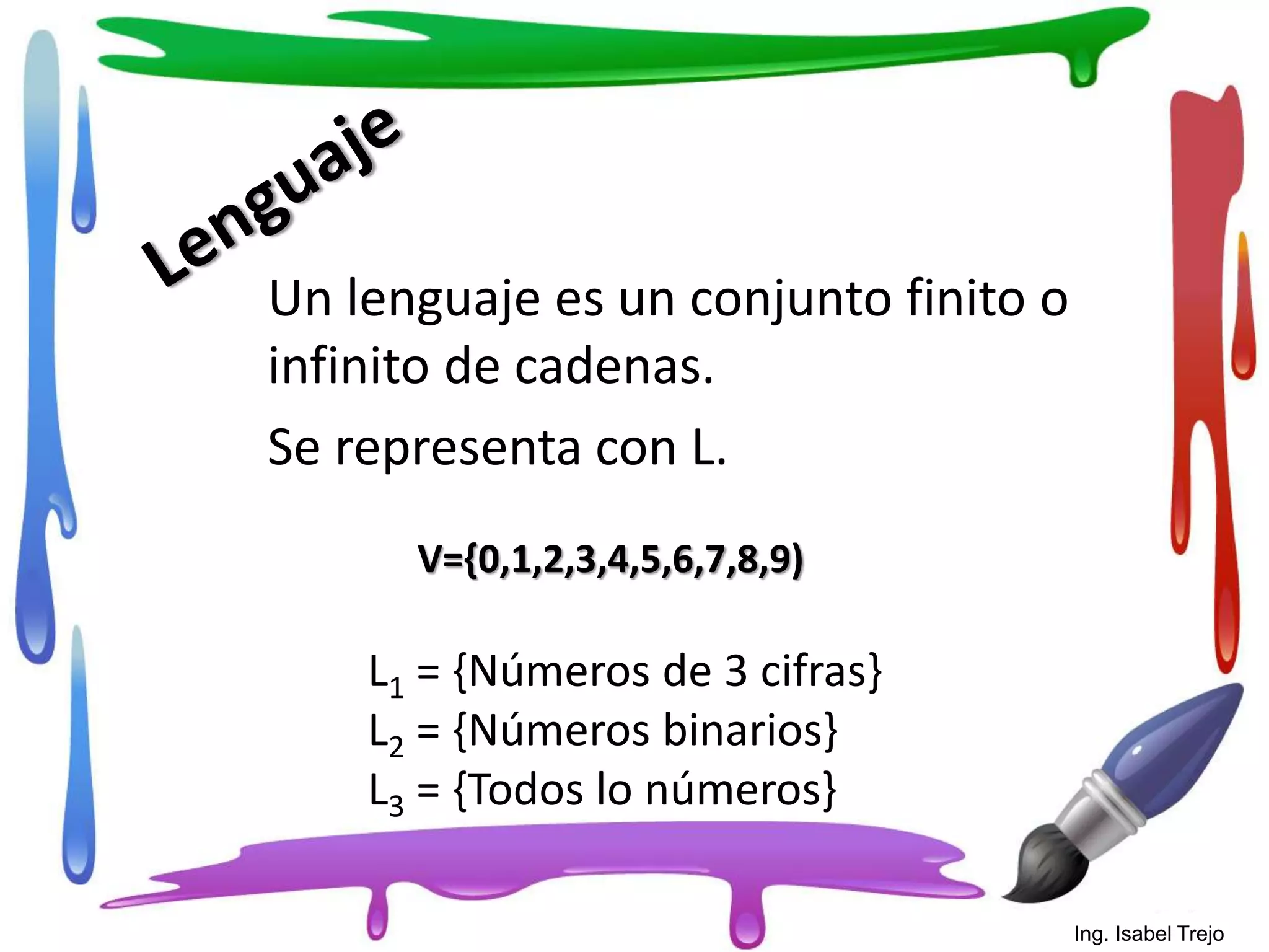 Lenguajes formales | PPT